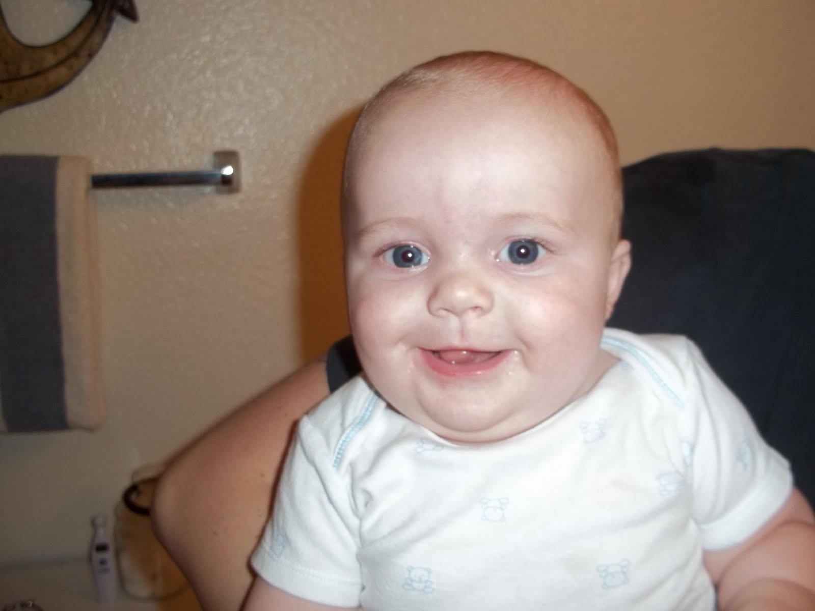 Bentley's Mama: My little bald baby....