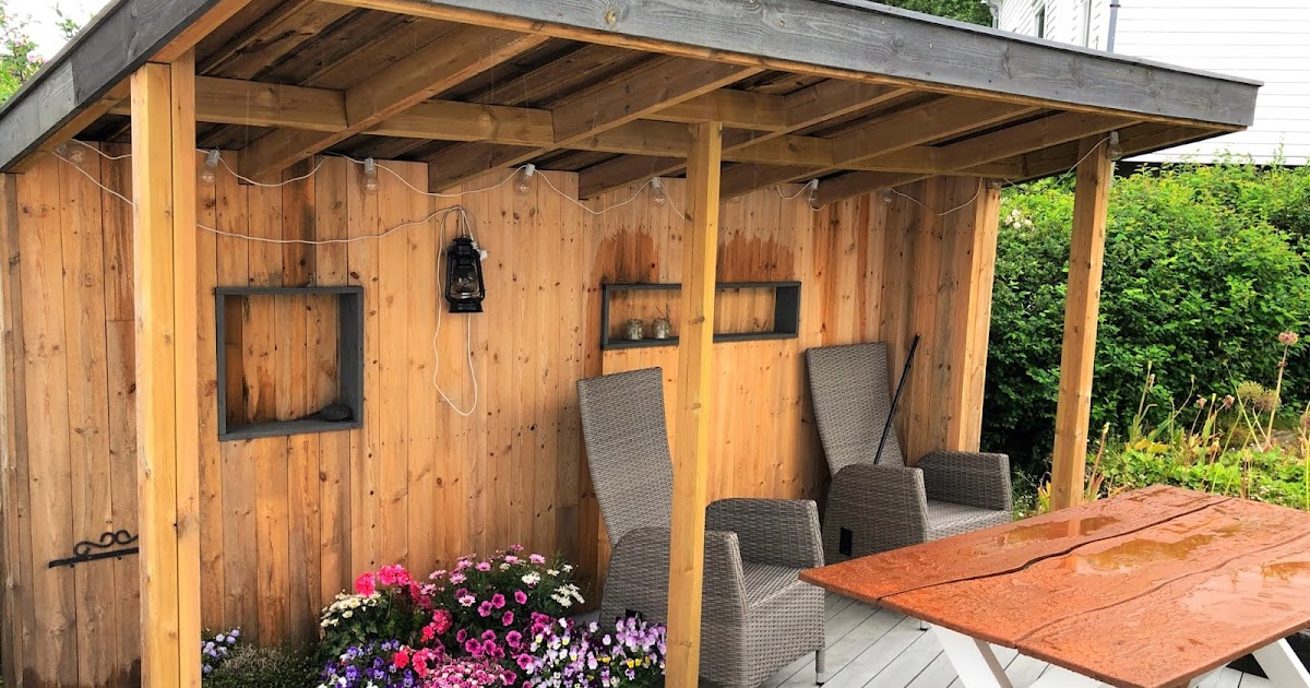 Hjemmelagd: Levegg med halvtak