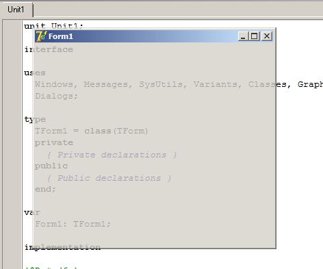 Tutorial Delphi: Cara Membuat Form Tansparant Delphi 7