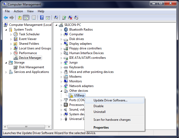 Open Electronics Project: How to install USBasp Driver in Window 7
