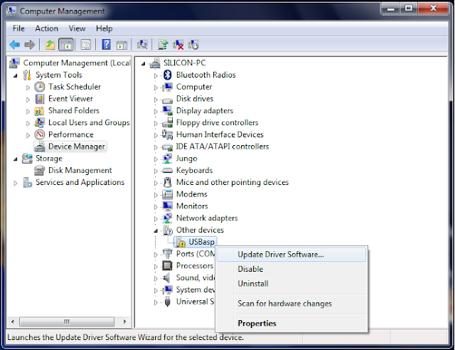 Open Electronics Project: How to install USBasp Driver in Window 7