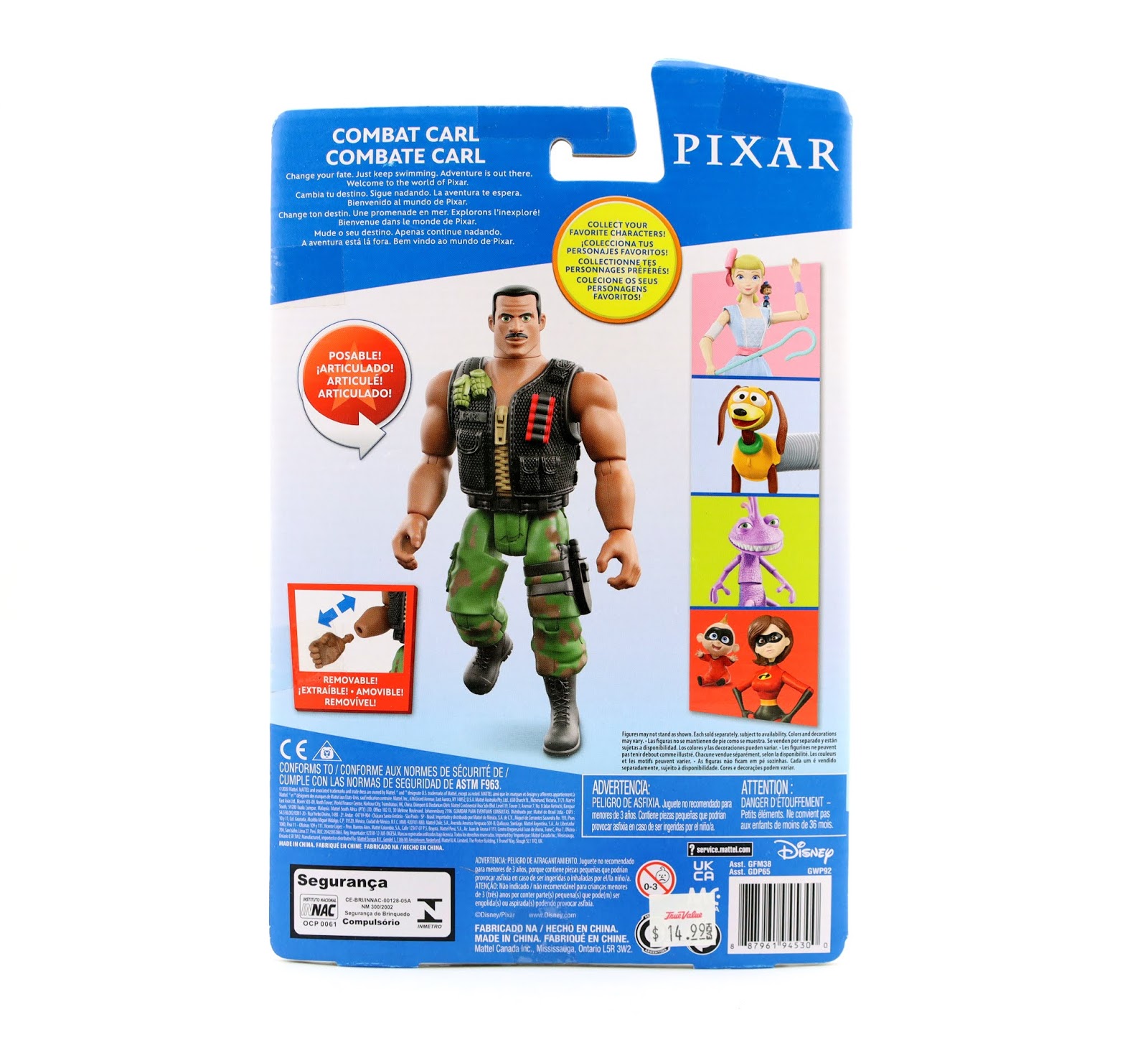 Dan the Pixar Fan: Toy Story of Terror Combat Carl— Mattel's 7" Action ...