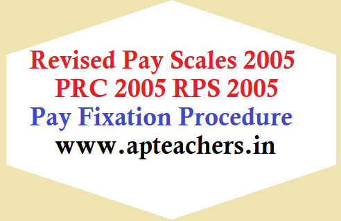 Revised Pay Scales 2005 PRC 2005 RPS 2005 Pay Fixation Procedure Master ...
