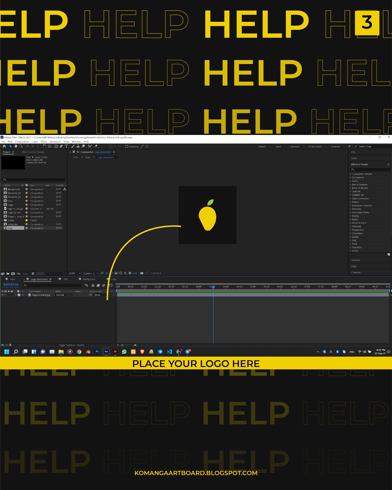 Intro with logo - Help Guide