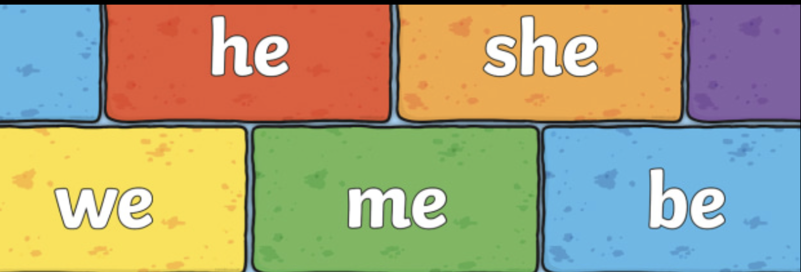 Our English class: Tricky words