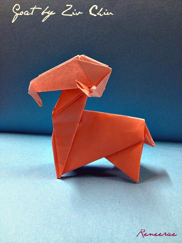 Life's Simple Pleasure: Origami Creations - Goats/Sheep and more Goats ...
