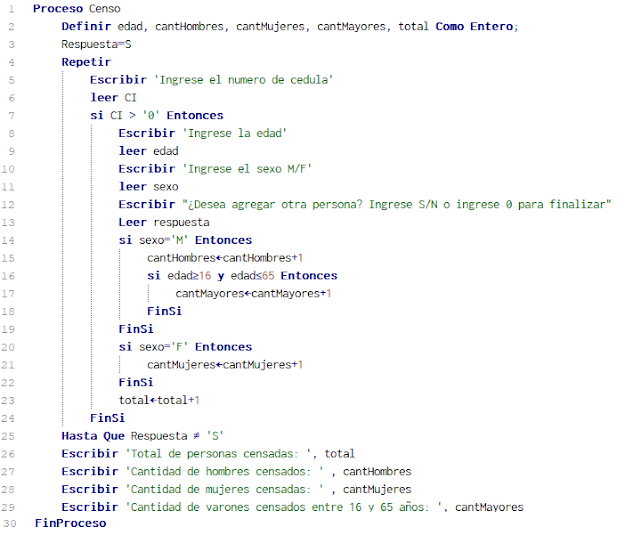 INTRODUCCIÓN A LOS ALGORITMOS: Ejercicios de la estructura Repetir ...