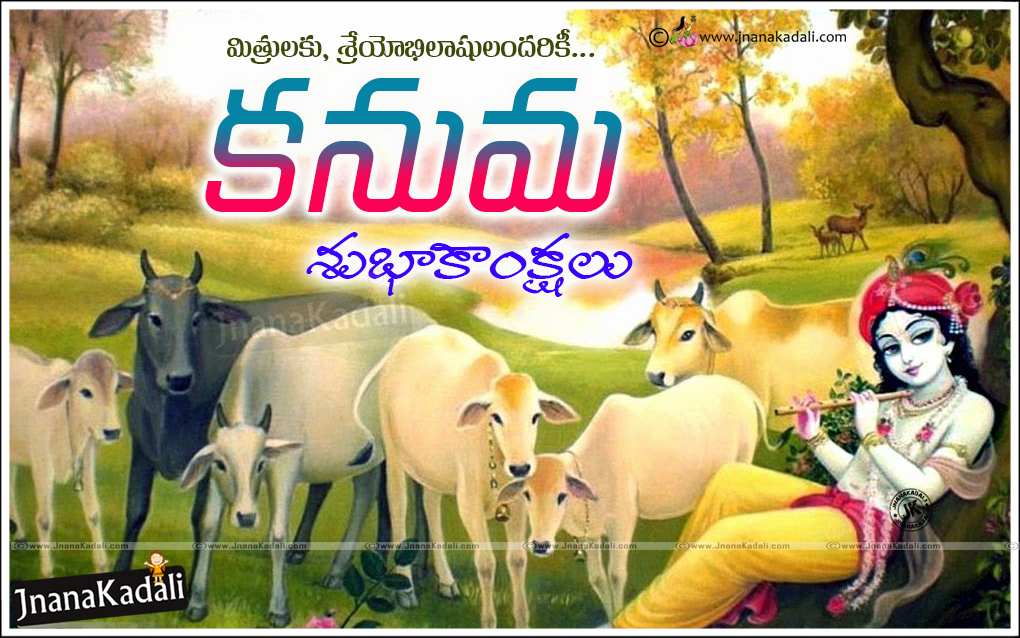 Telugu Kanuma Subhakankshalu-2017 Kanuma Greetings in Telugu | JNANA ...