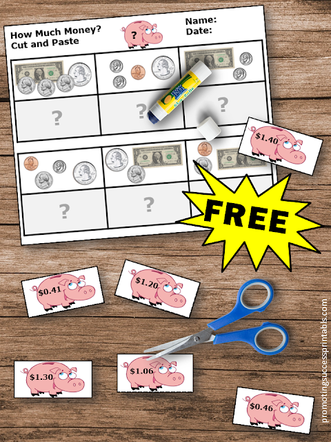 2nd 3rd grade math activities for money