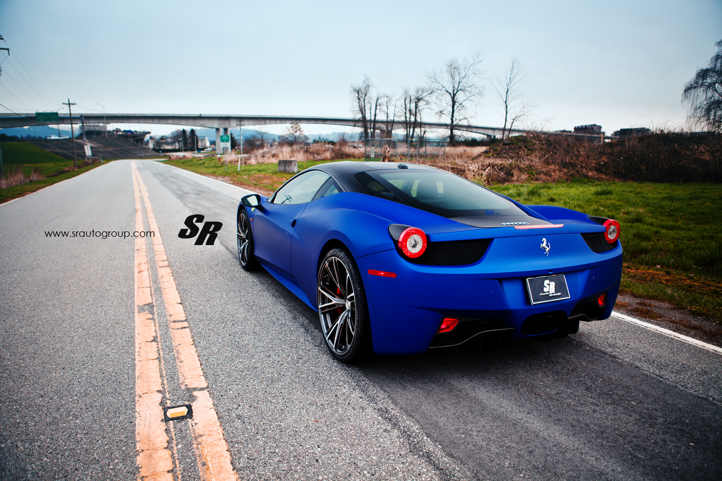 Matte Blue 458 Italia By SR Auto Group : ebeasts.com