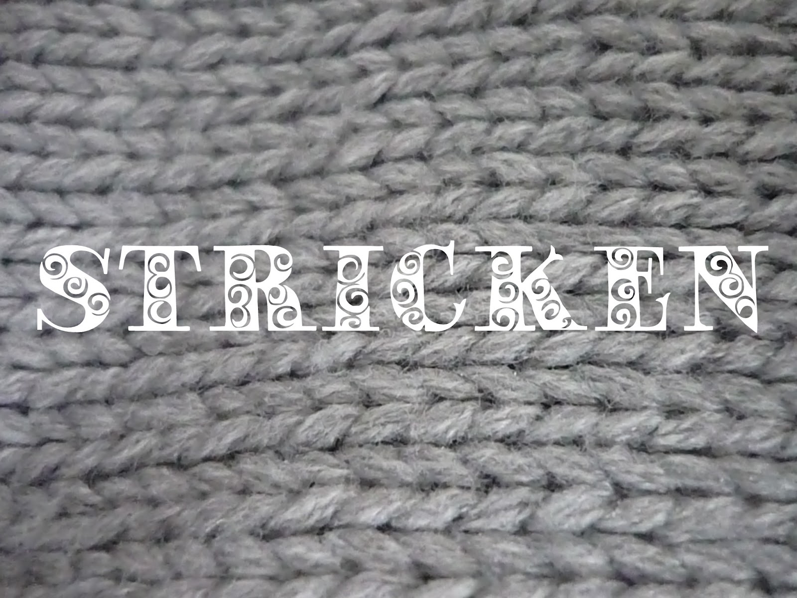 create your life !: STRICKEN-KNITTING