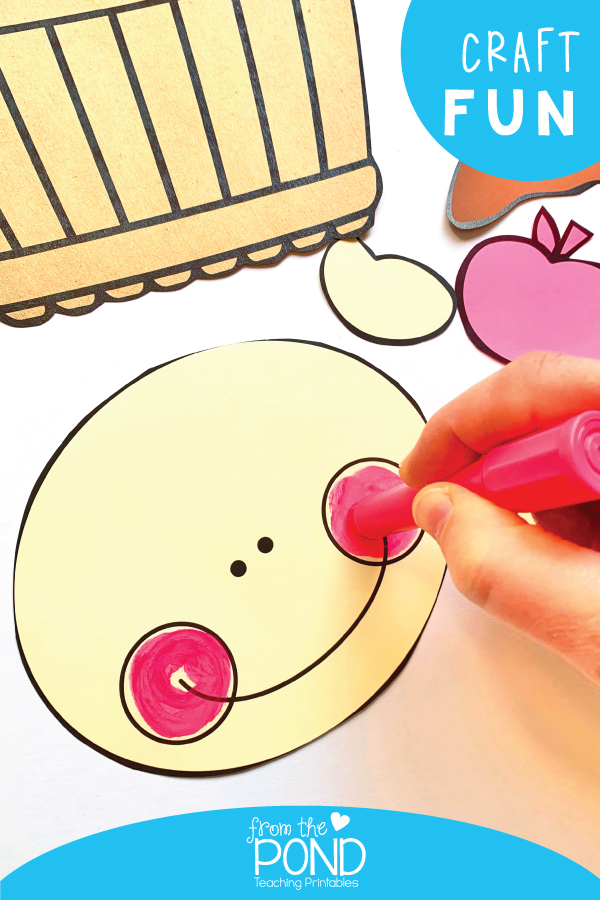 FREE Apple Writing Paper + Johnny Appleseed | From the Pond