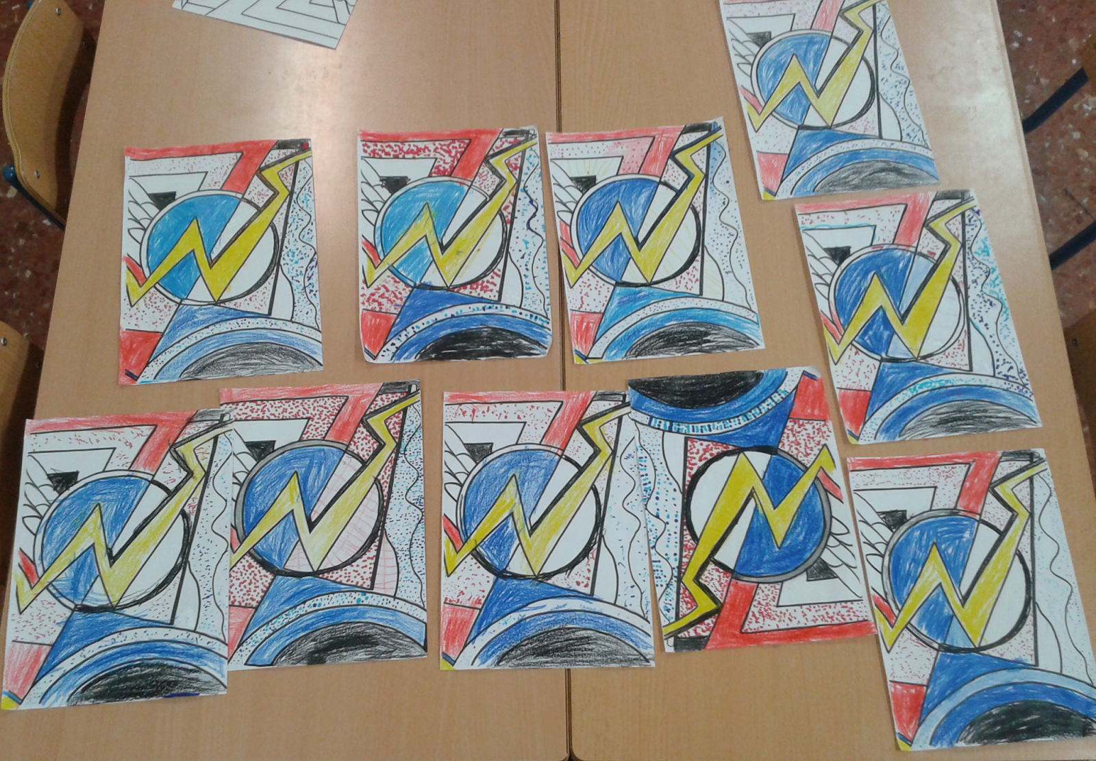 Nuestra obra de arte "Pintura con Rayo" Roy Lichtenstein | Sentir ...