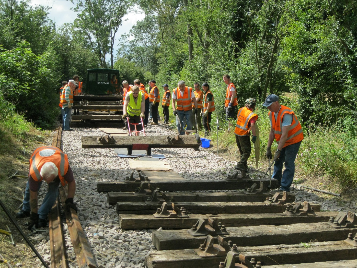 Mountsorrel Railway: Track Laying Passes the Half Way Point!