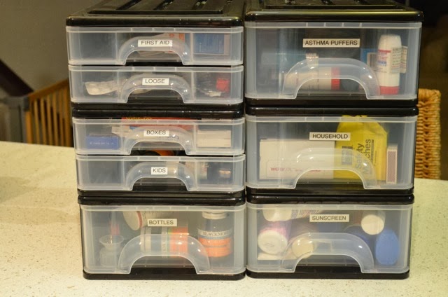 Conquering medicine clutter - A House Full of Sunshine