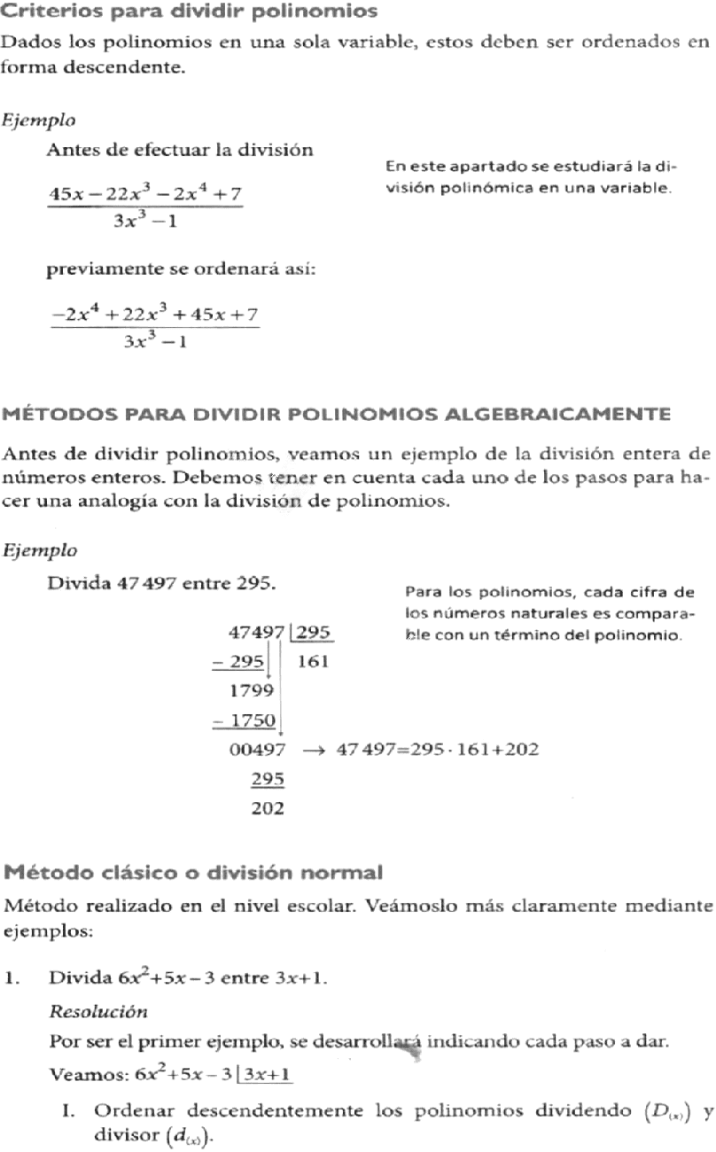METODO CLASICO O DIVISION NORMAL EJERCICIOS RESUELTOS DE DIVISION DE ...