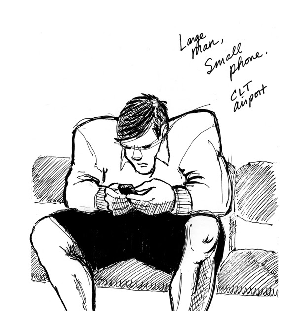 Brainspillage!: Large Man, Small Phone