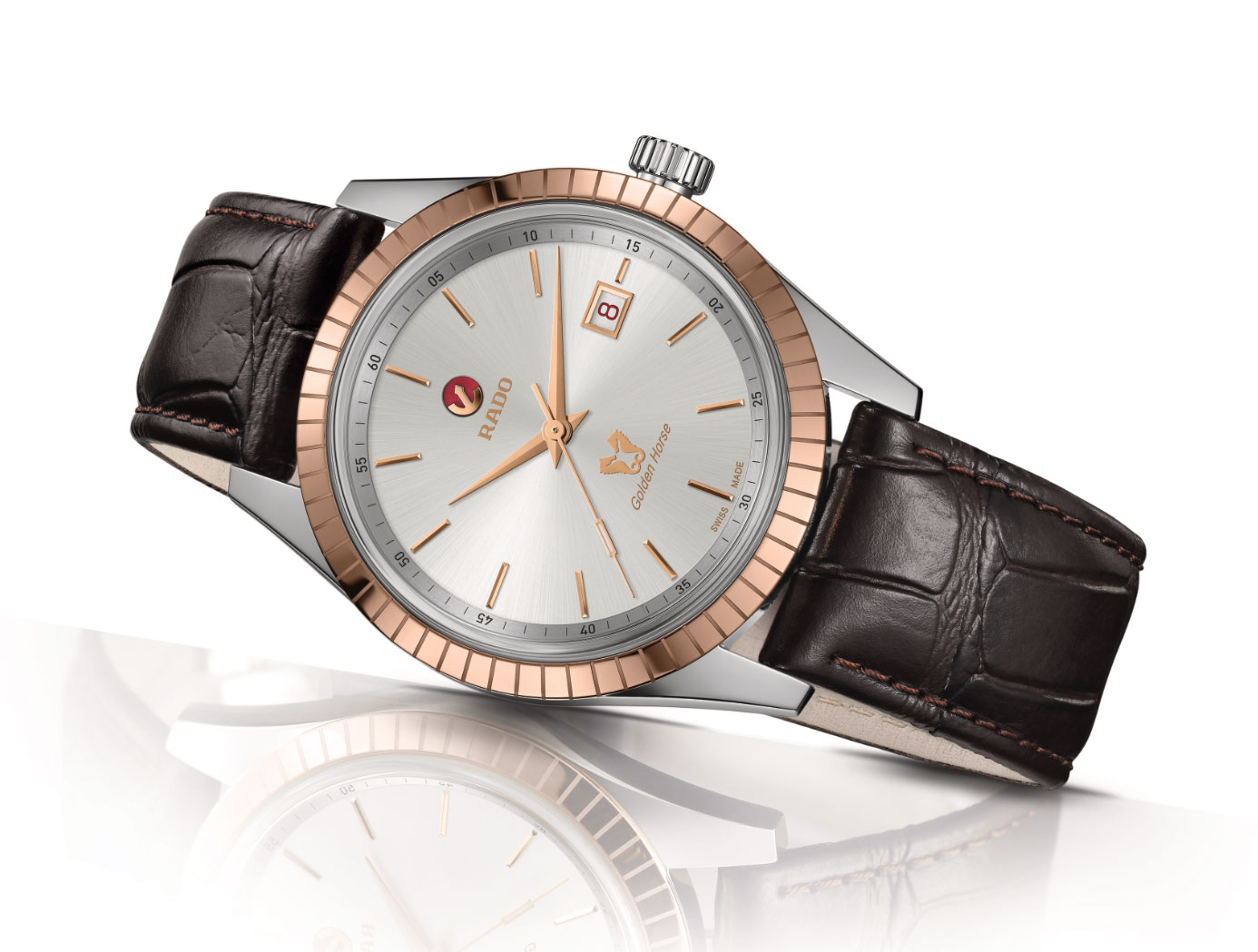 Watch Photo Collection Hobby: Rado Golden Horse with rose-gold colored ...