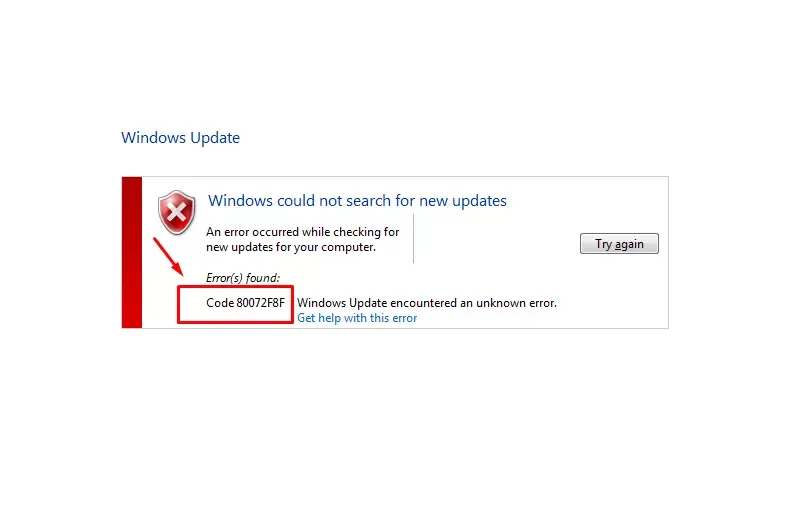 Cara Mengatasi Windows Update Error Code 80072F8F Dengan Mudah Dan ...