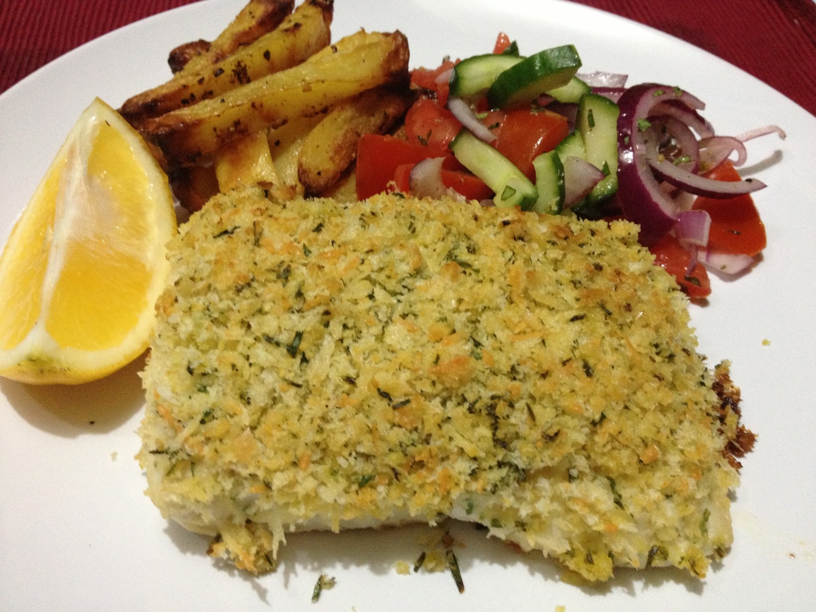 a dash of flavour: Crunchy Parmesan and Chive Baked Fish Fillets