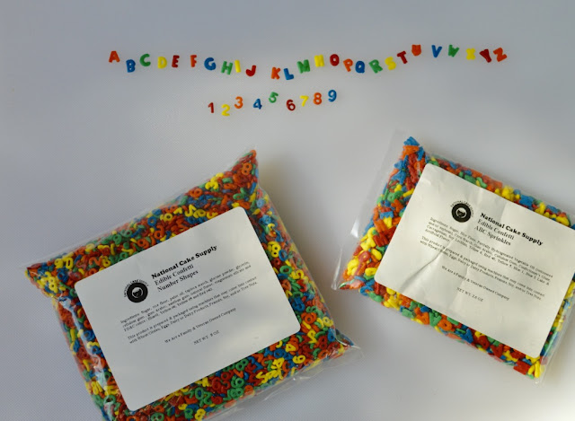 Once Upon A Pedestal: Fabulous Finds Alphabet and Number Sprinkles!