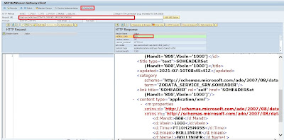 SAP ABAP Central: Display Messages in ODATA Header Response while success and update and usage ...
