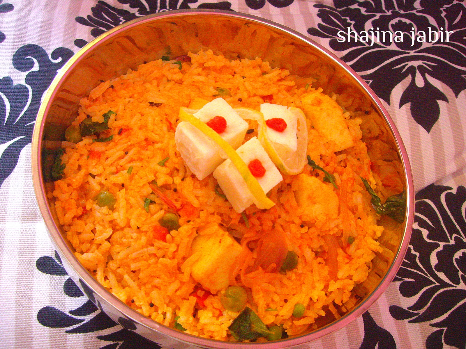 RECIPESMINE: PANEER RICE