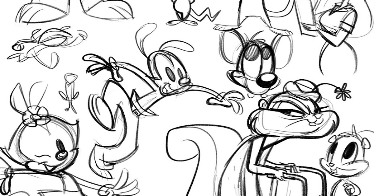 Joanna Davidovich's Art & Animation Blog: Animaniacs Sketching