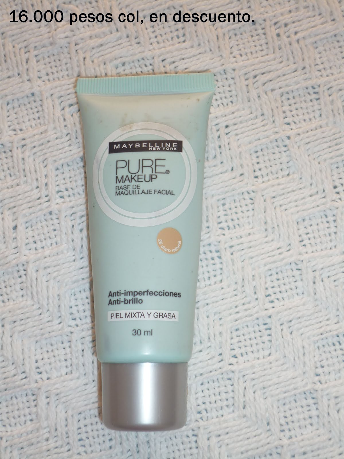 La soñadora.: Review de maybelline pure makeup base de maquillaje anti ...