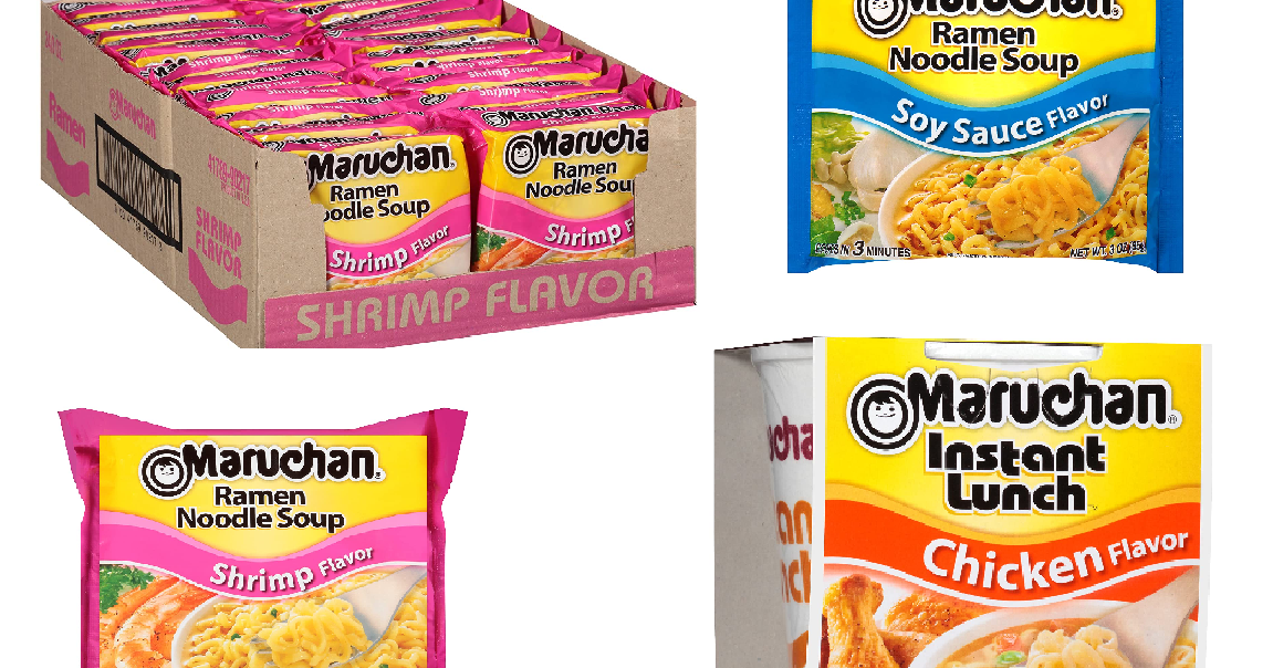 Ramen Back In Stock! 12 Cups Maruchan Instant Lunch Cups Beef, Chicken ...