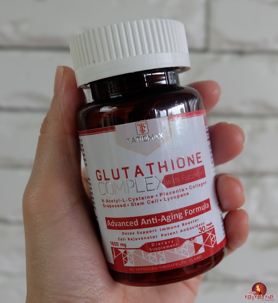 Product Review: Tatiomax Glutathione Complex with Fucoidan 1800 mg | Dear Kitty Kittie Kath- Top ...