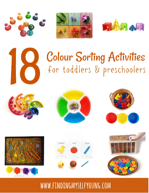 18 Colour Sorting Activities for toddlers | Finding Myself Young