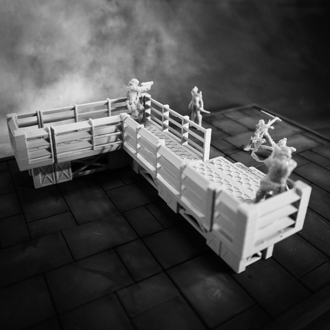 Standalone Modular Catwalk | The3Dprinting 3D print Dioramas, Models ...