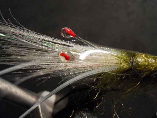 patbeesfishin: My first attempt tying fishnuts (Darren's) Prawn Fly