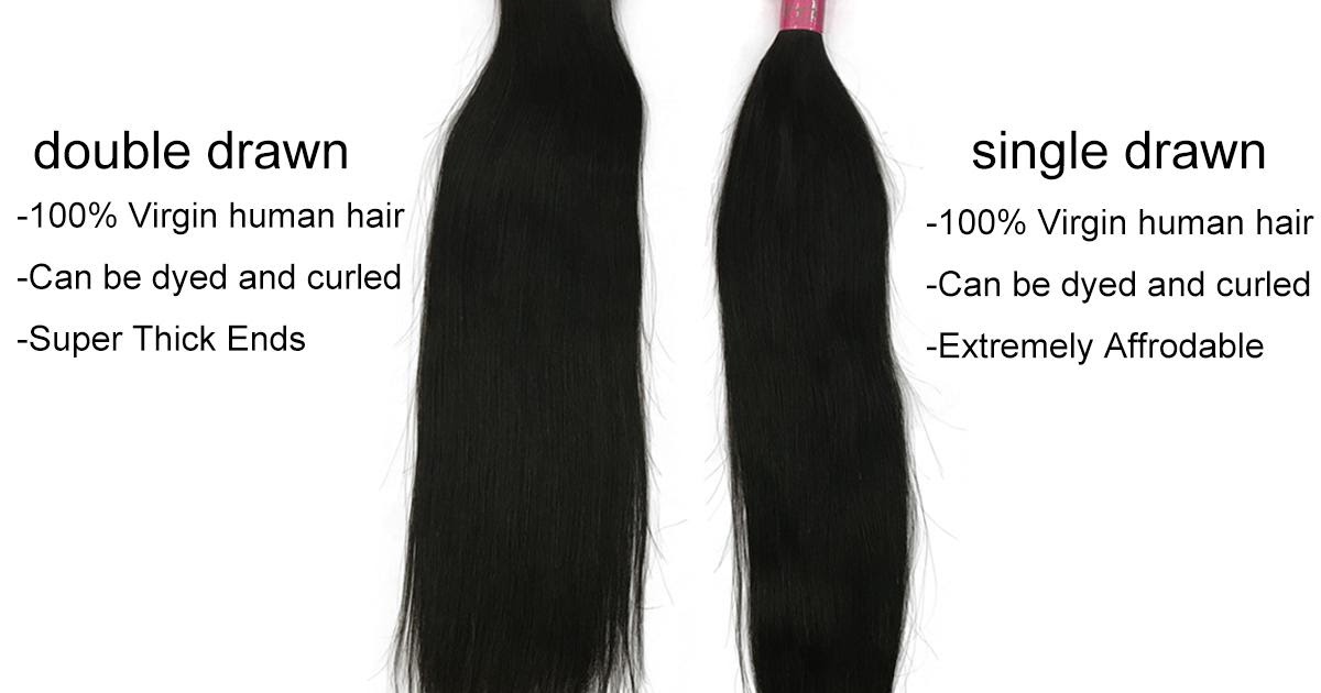 What's the difference between single drawn & double drawn?