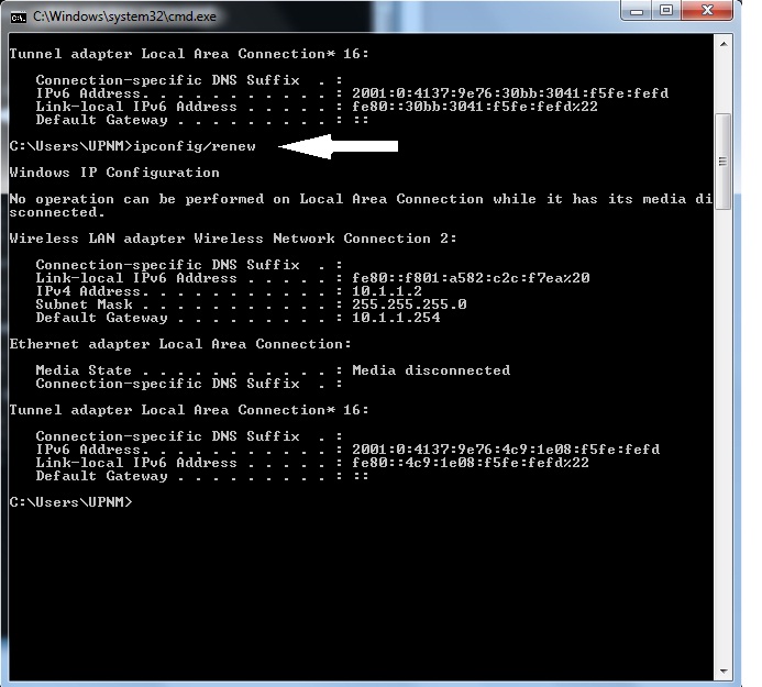 Cik Wann Menulis..: PC Tutorial 7.. Renew Our IP Using CMD