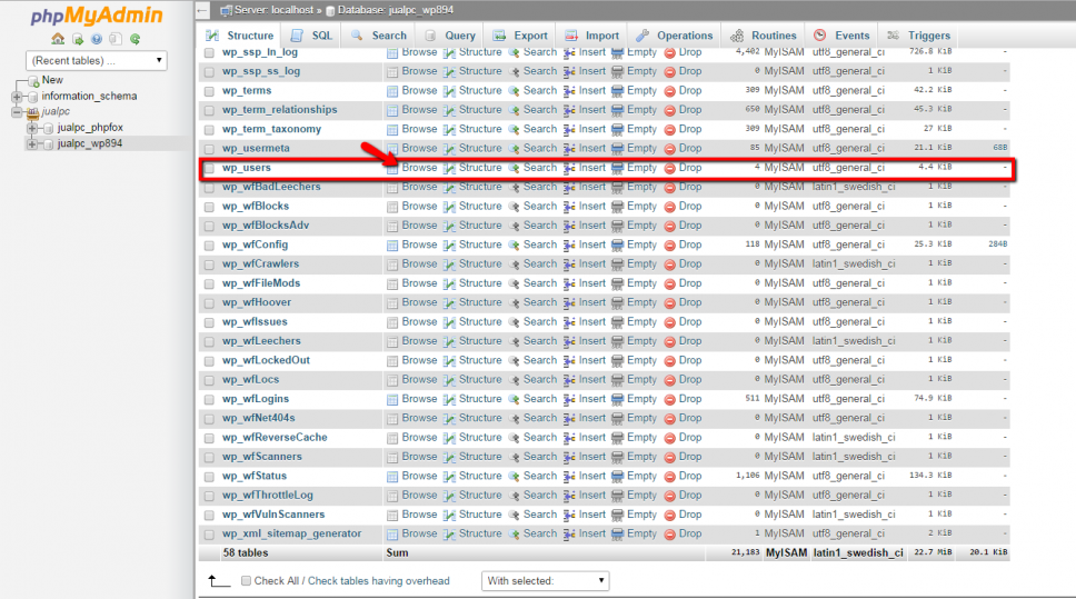 Cara Merubah Password yang di Enkripsi Menggunakan MD5 Pada Database