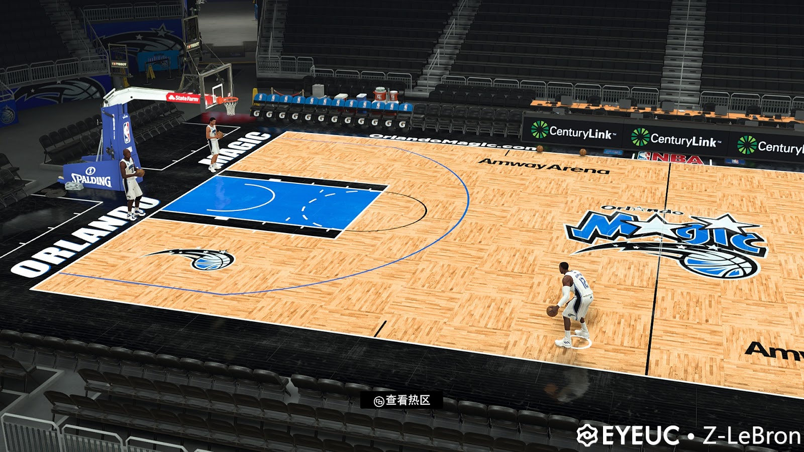 Orlando Magic Court 2009 Dual Version By Z-Lebron [FOR 2K20]