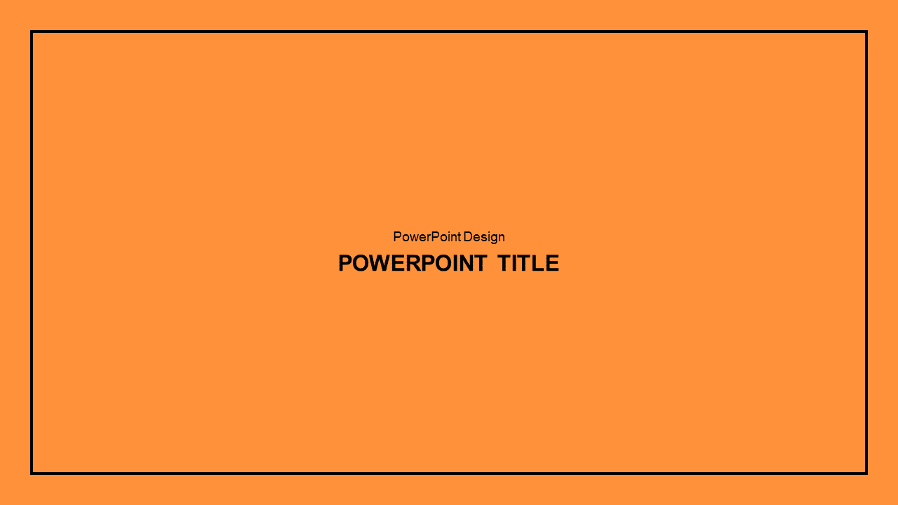 Normal Simple Border PowerPoint Templates - PowerPoint Free
