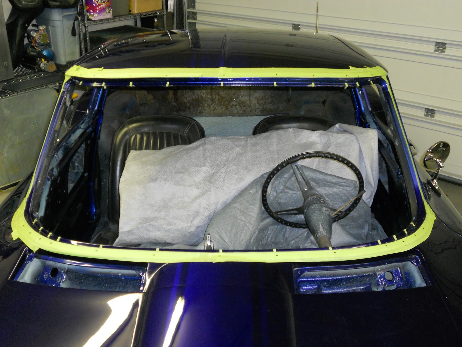 1963 Corvette Sting Ray - Split Window Coupe - Restoration: Windshield ...