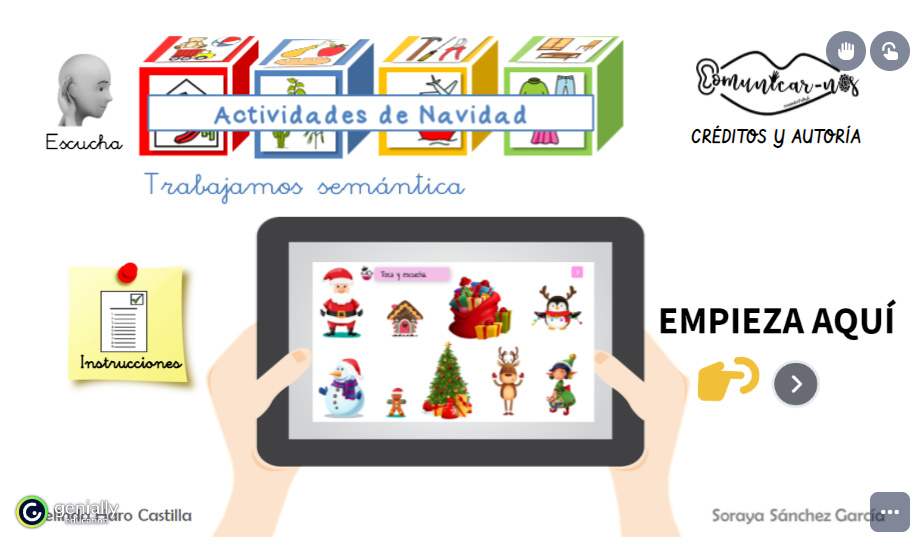 Lenguaje en flor: GRUPO COMUNICAR-NOS: GENIALLY LA NAVIDAD (INTERACTIVO).