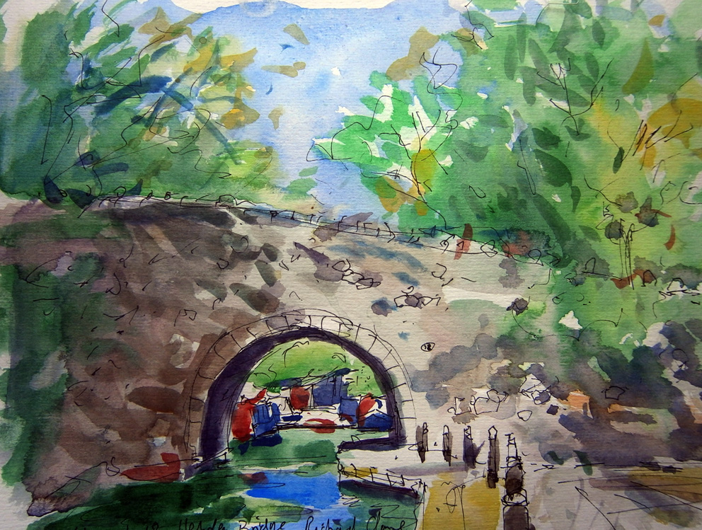 Richard Clare Art: Sketches from Hebden Bridge, Yorkshire, England