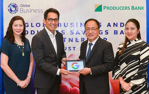 Producers Savings Banks signs up with Globe Business for G Suite