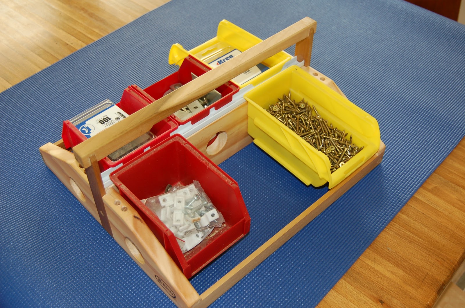 The Idle Mind's Woodworking: Modular Parts Caddy