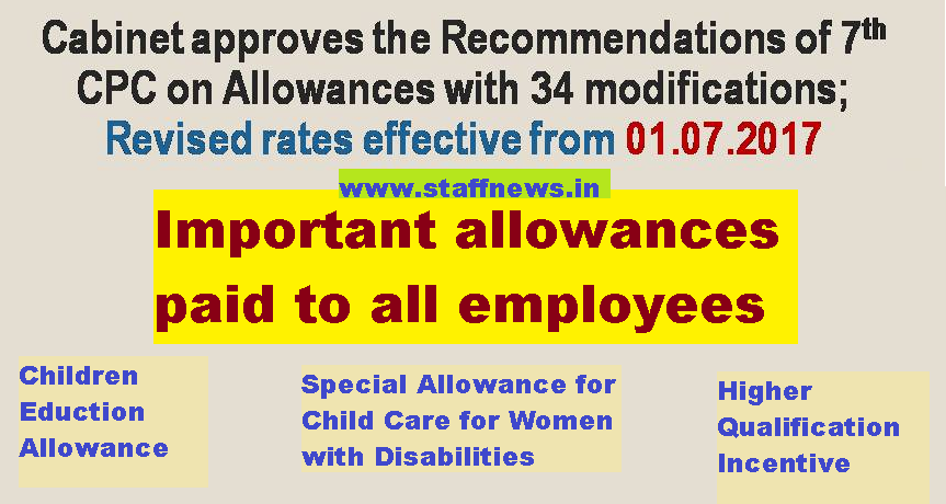 7th CPC Cabinet Approval On CEA Special Allowance For Child Care 7th-cpc-cabinet-approval-on-cea-special-allowance-for-child-care