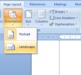 Membuat Halaman Portrait Dan Landscape Dalam Satu Document Word Yang Sama