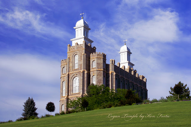 Temples by Ken Fortie: LOGAN UTAH TEMPLE