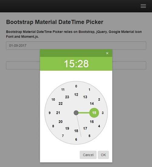 Datetimepicker Bootstrap 5