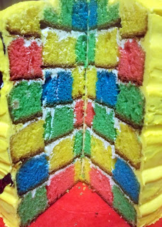 just.about.life: 6 Layer Lego Brick Cake!!