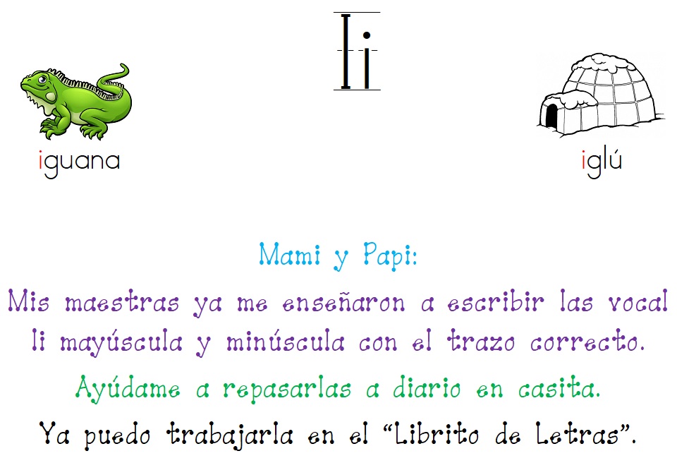 Kinder 3: Vocal Ii y Oo